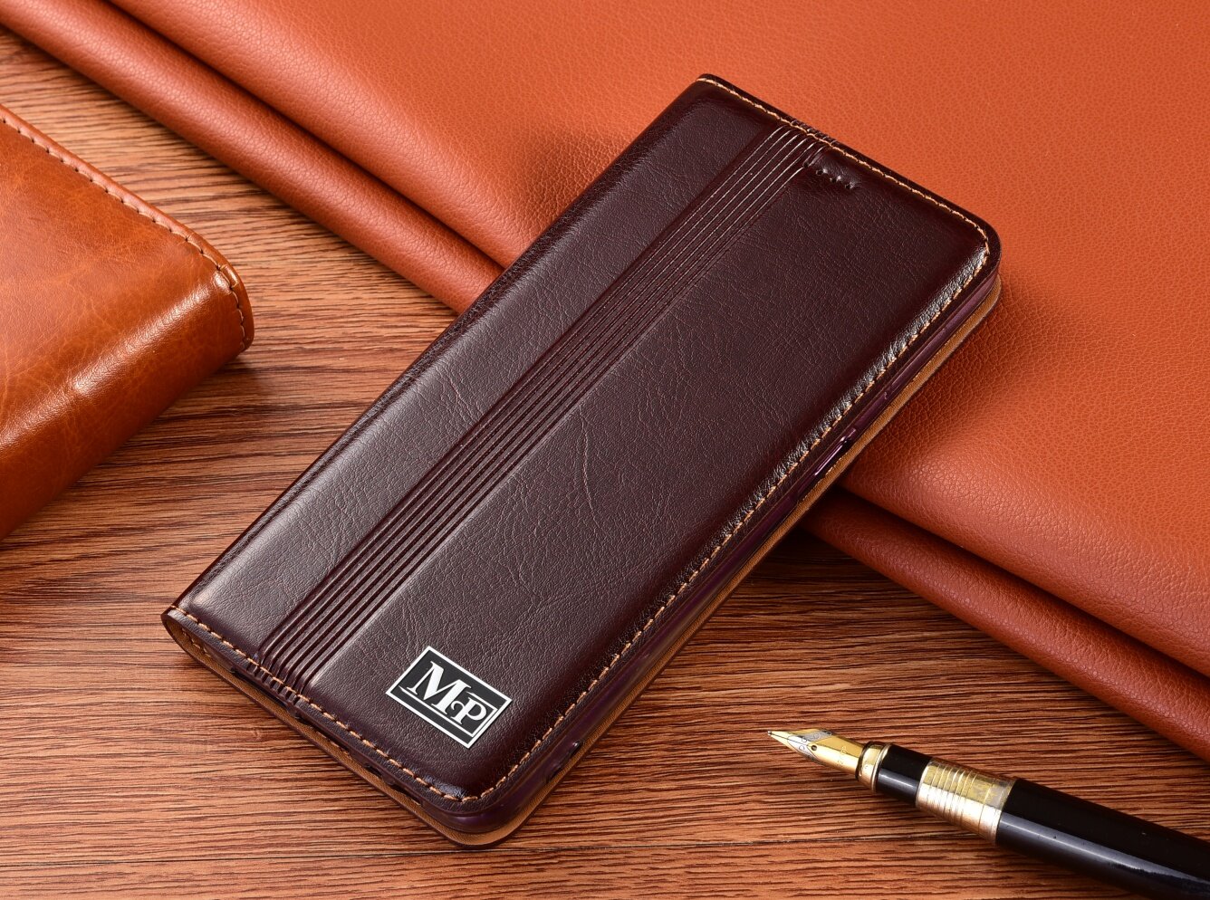 Чехол-книжка MyPads Premium Pelle di Marmo для Samsung Galaxy A04e / Galaxy M04 из качественной натуральной мраморной кожи буйвола прошитый элегант.