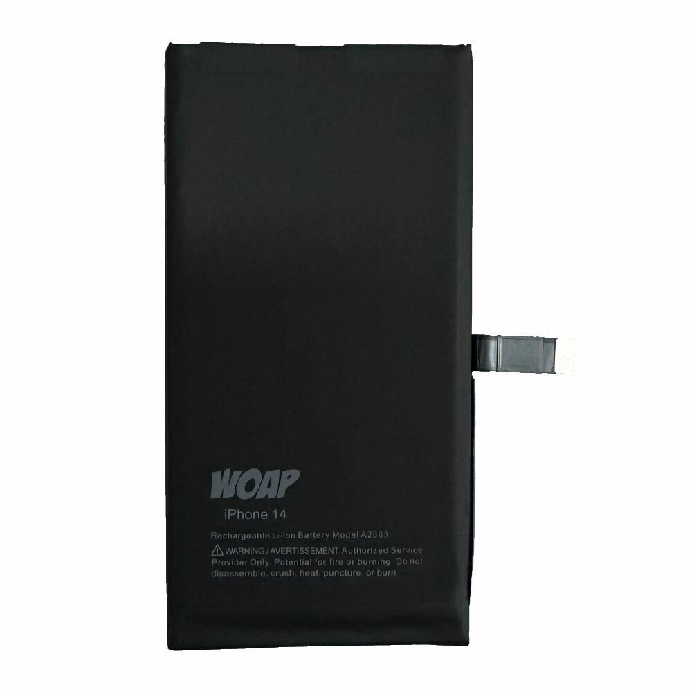 Аккумулятор для iPhone 14 WOAP (3670 mAh) A2883, A2649, A2881, A2884, A2882