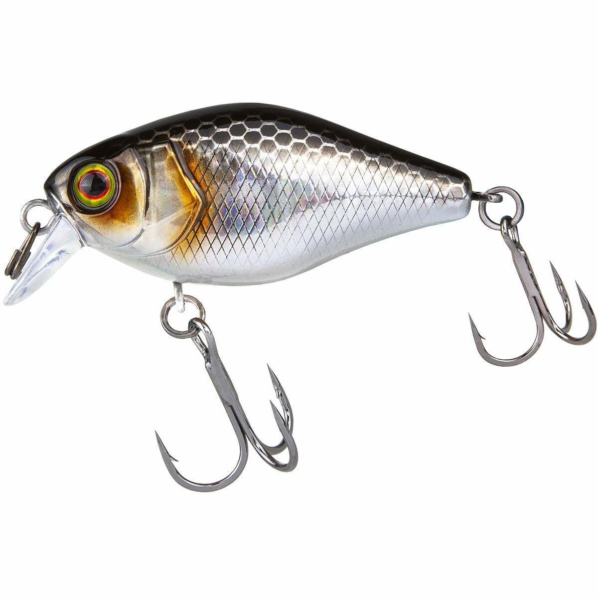 Воблер JACKALL CHUBBY 41F SR 5.5g цвет HL SILVER & BLACK