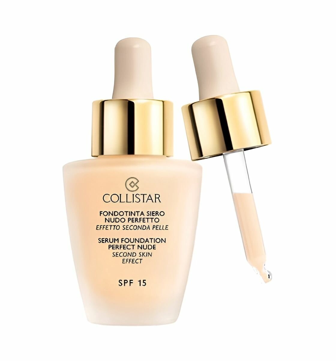 Collistar - Тональный крем, Serum Foundation Perfect Nude SPF15 N1 Ivory, 30 мл