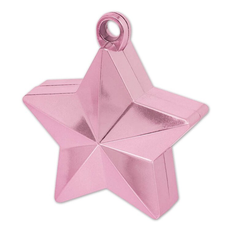 Грузик для шара Звезда розовая 170гр
