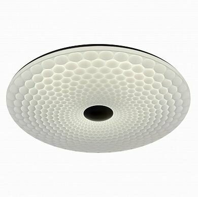 LEEK управл. св-к-люстра св/д 55W(4800lm) 2K-4K-6K d400х77 звезд. небо, линз, пульт ДУ SONATA