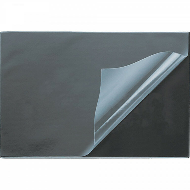 Коврик на стол для письма deVENTE 49*65 черный с прозрачным листом арт.4101800. Количество в наборе 2 шт.