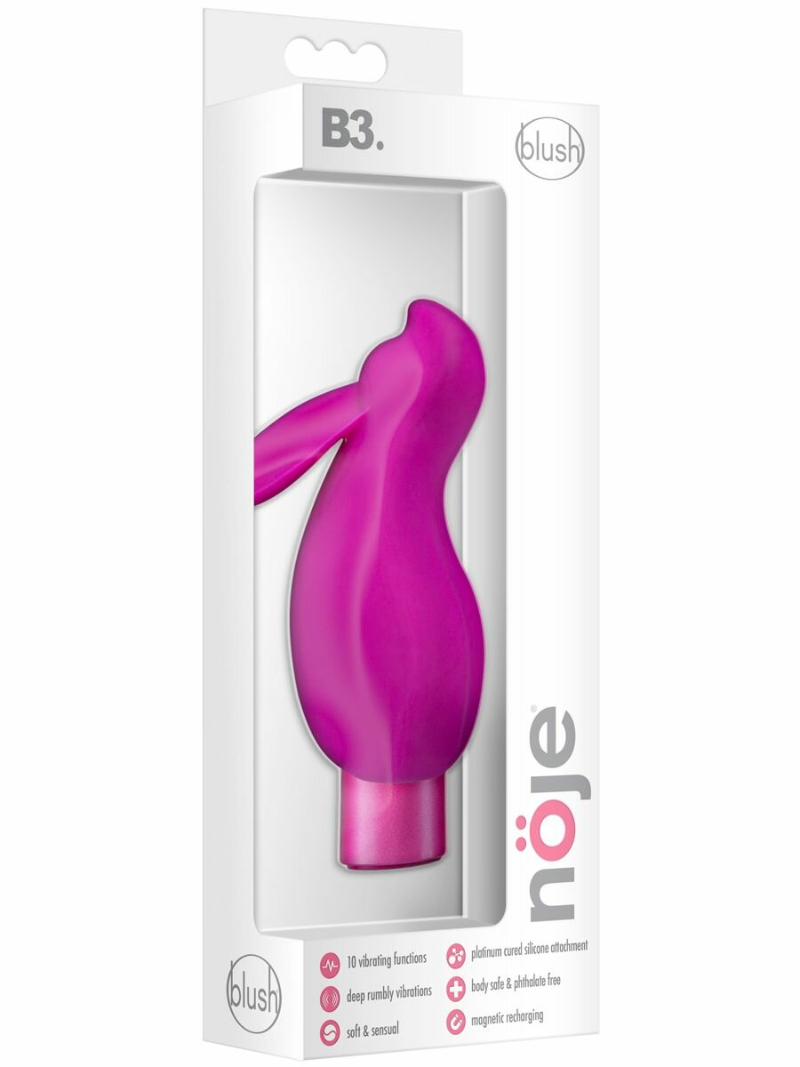 Вибратор "NOJE B3. LILY PINK" 9.5см