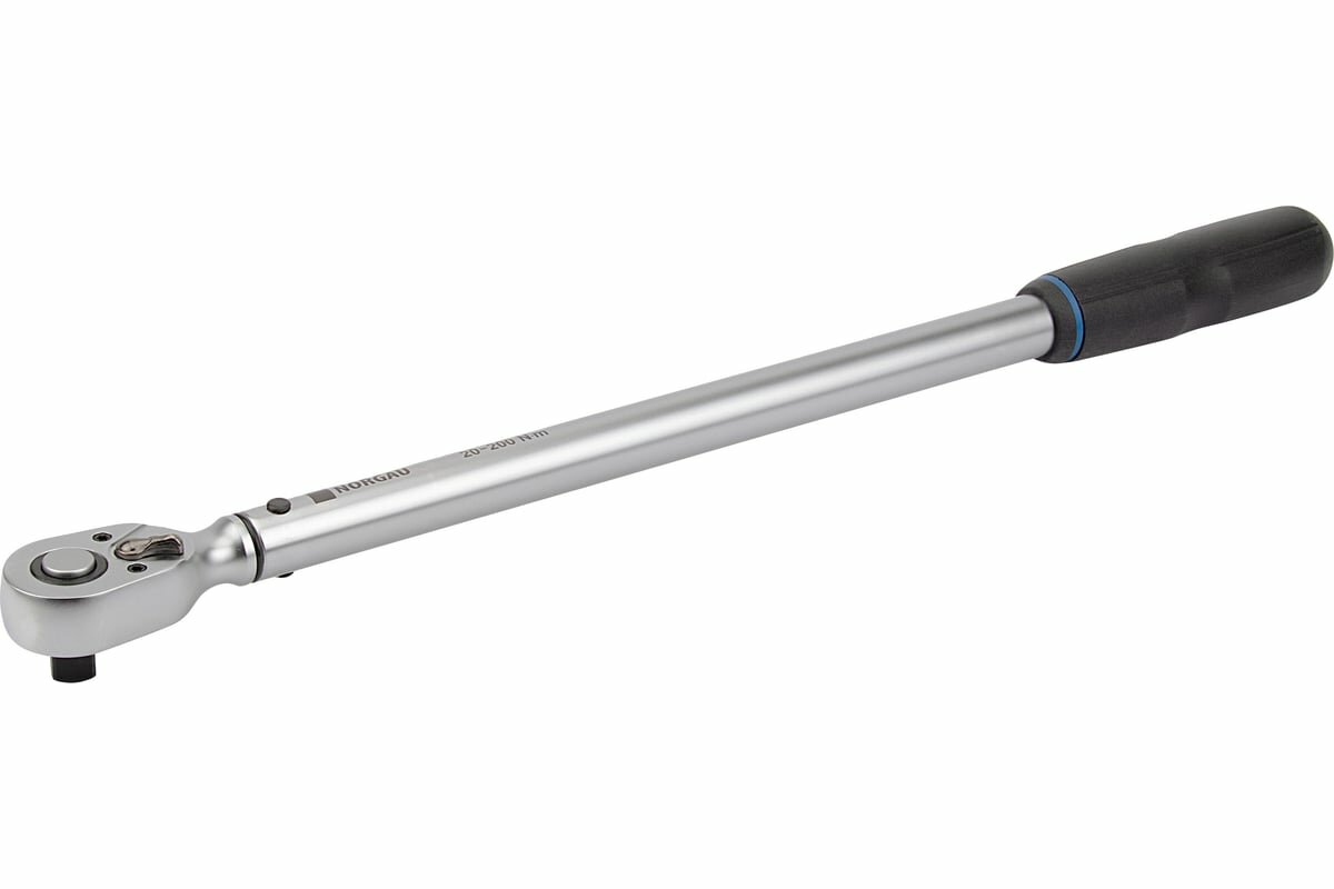 NORGAU ДДинамометрический бесшкальный ключ 1/2"; 20-200 Нм, тип NTW23-200PR, 051112200