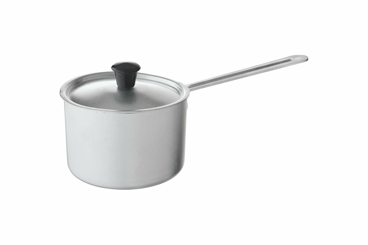 Кастрюля Демидовский 0.5 л с крышкой MT-063 и ковшом - компактная надежная кухонная посуда