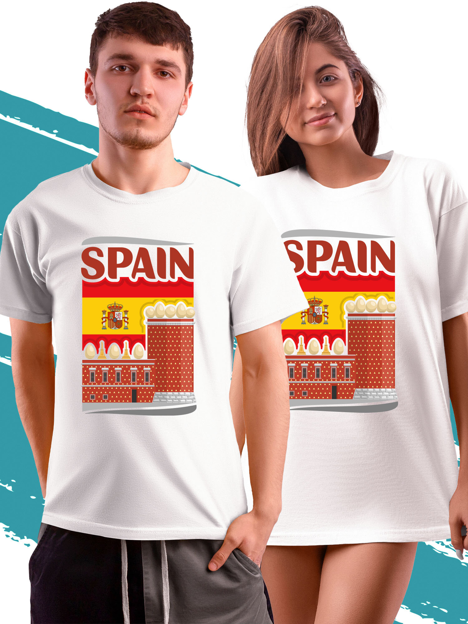 Футболка флаг Испании Spain
