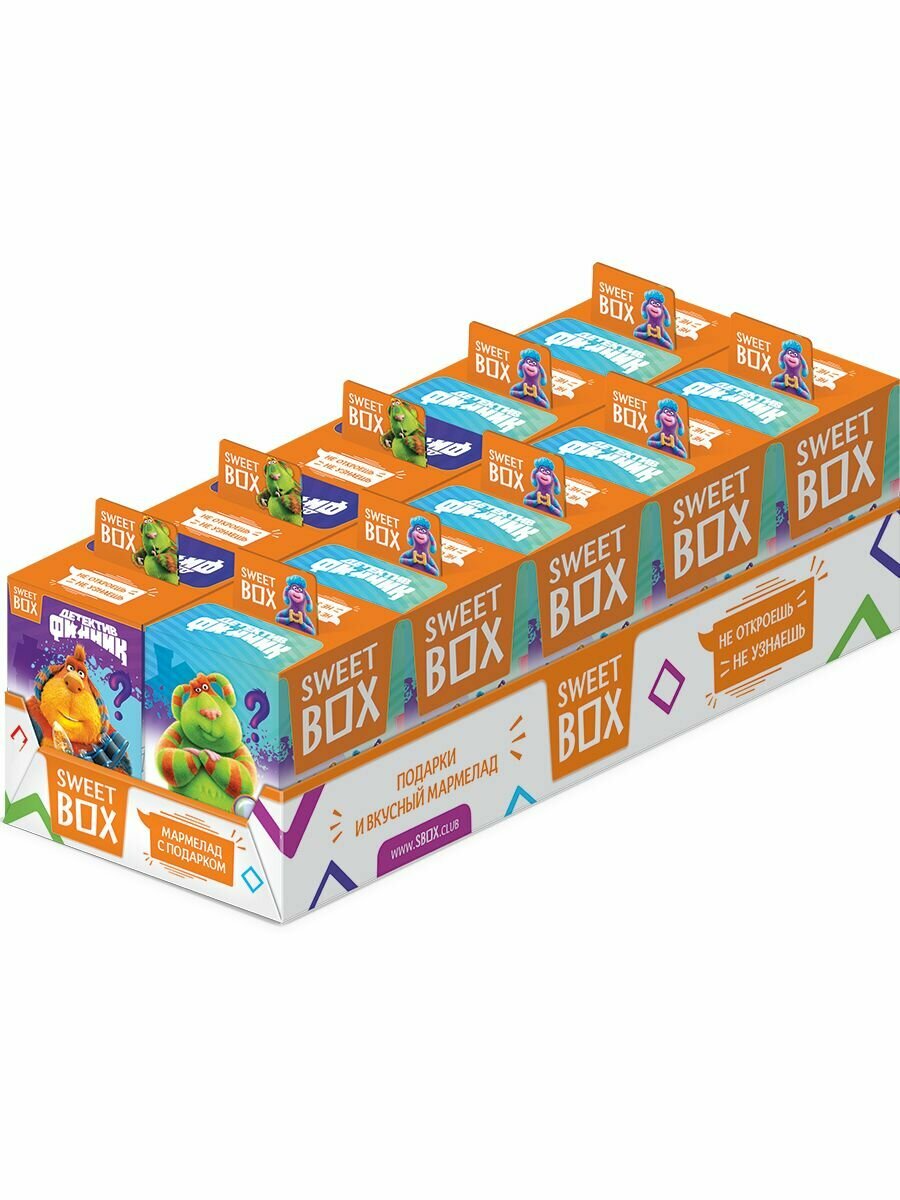 Sweet Box Конфитрейд Детектив Финник свитбокс с подарком, 10 шт