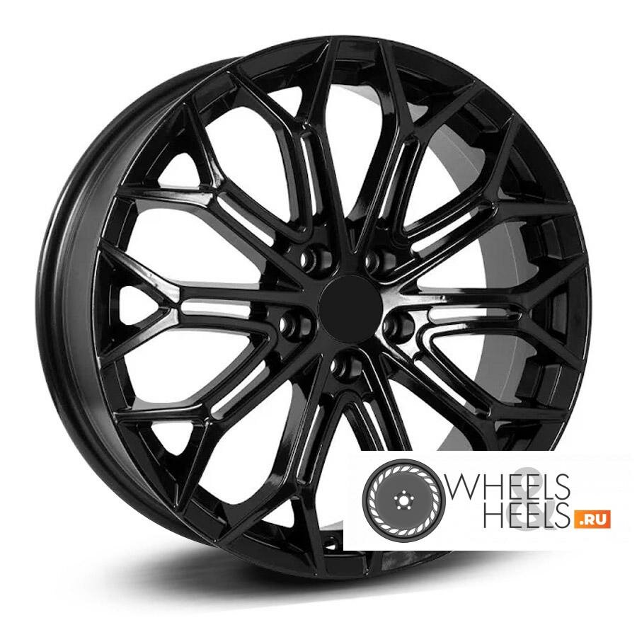Диск автомобильный литой RST R208 18x6.5 5x114.3 et37 dia66.5 Черный глянцевый