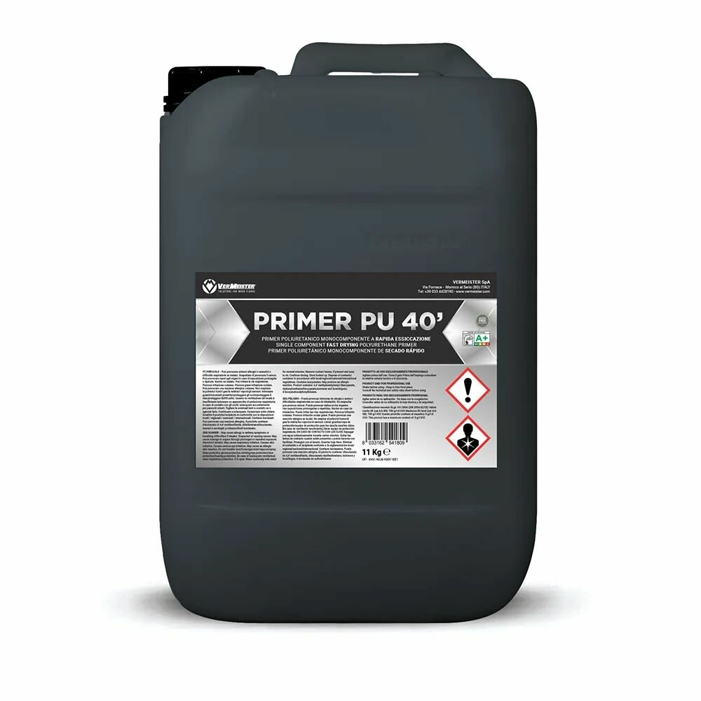 PRIMER PU 40 Быстросохнущий полиуретановый праймер, отверждаемый влагой воздуха