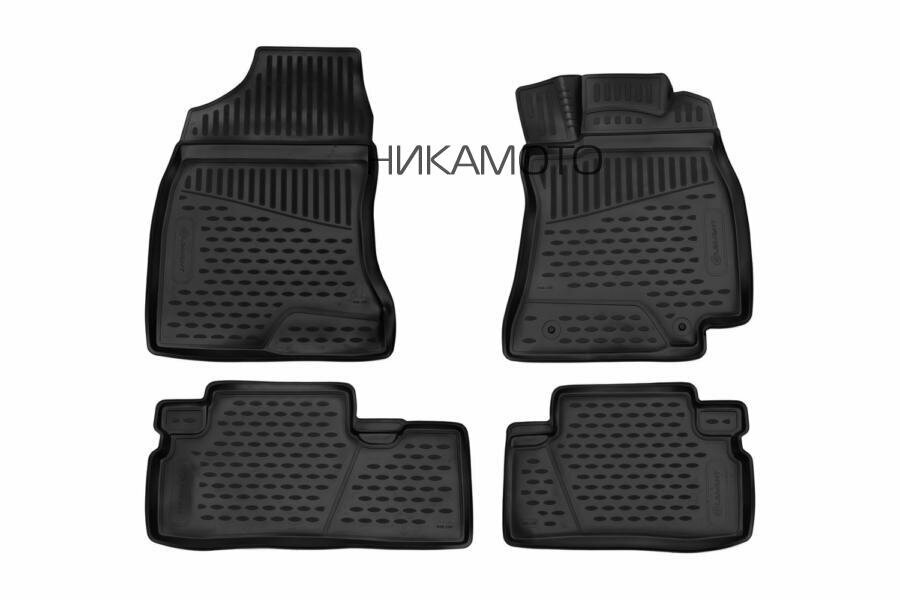 ELEMENT-AUTOFAMILY ELEMENT3D1839210 Коврики 3D в салон подходят для TOYOTA Wish , 2009-, п. р. 4 шт. (полиу