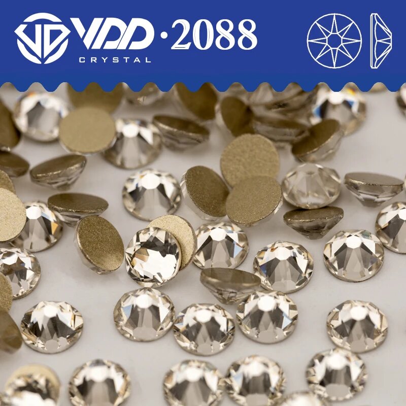 Хрустальные стразы VDD 001 SS6-SS50 для декорирования ногтей SS16 (1440pcs)