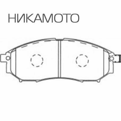 AIKO PF2444 Колодки NIISAN Murano Z50, Navara D40, Pathfinder R51, INFINITI G35 (2