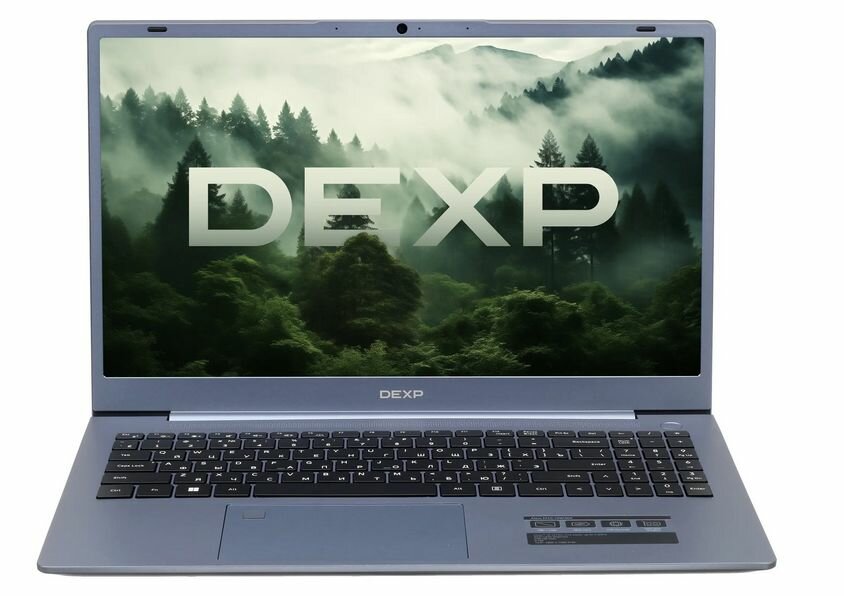 15,6" Ноутбук DEXP Atlas (M15-I3W302) серый - 1920x1080, IPS, Intel Core i3-1215U, ядра: 6 x 1,2 ГГц, 8 ГБ, SSD 256 ГБ, Intel UHD Graphics, Windows 11 Home