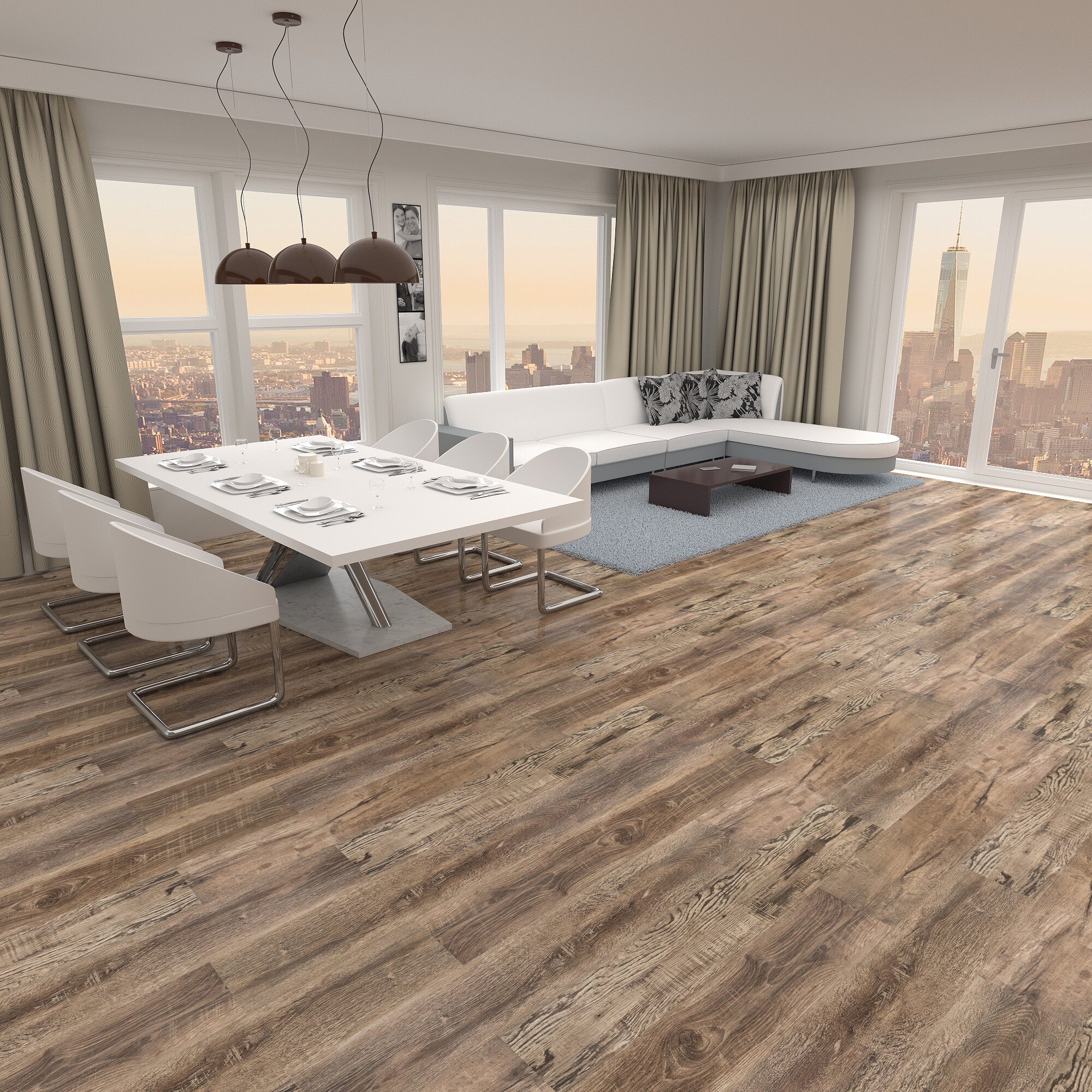 Кварц-виниловый ламинат VKFC 71 Муис 43 класс (цена за кв. метр)