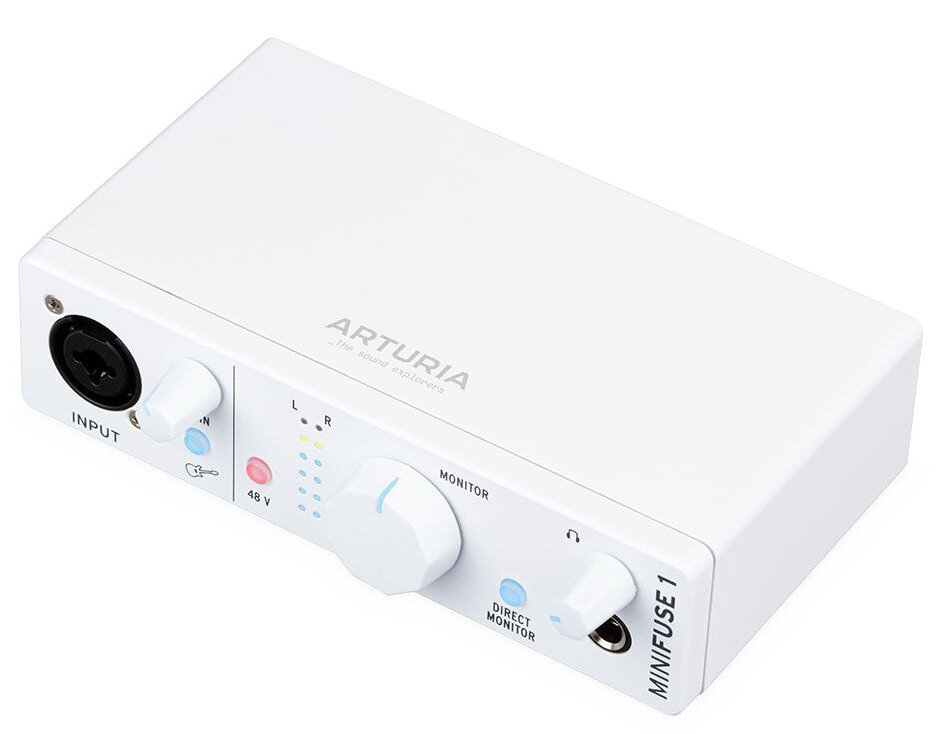 Аудиоинтерфейс ARTURIA MiniFuse 1 White — фото 1