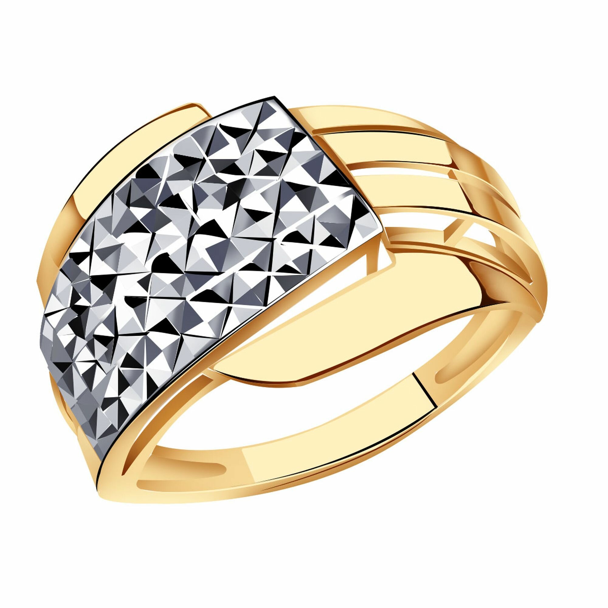 Кольцо, красное золото, 585 проба