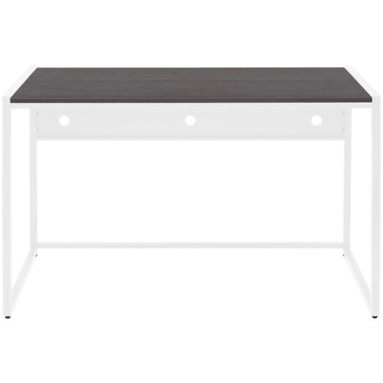 Стол письменный модульный Greenween Rimini, белый, ЛДСП Черный, 120*65*75