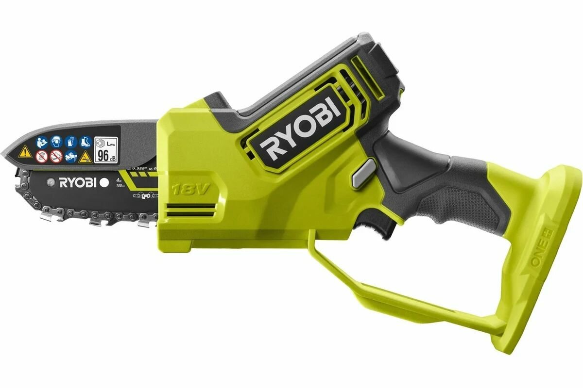 Пила цепная бесщеточная аккумуляторная Ryobi RY18PSX10A-0 ONE+