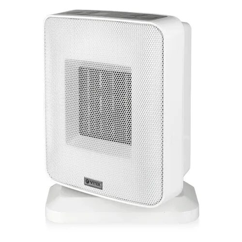 Тепловентилятор керамический Vitek VT-2066, 1500Вт, с термостатом, 2 режима, серый