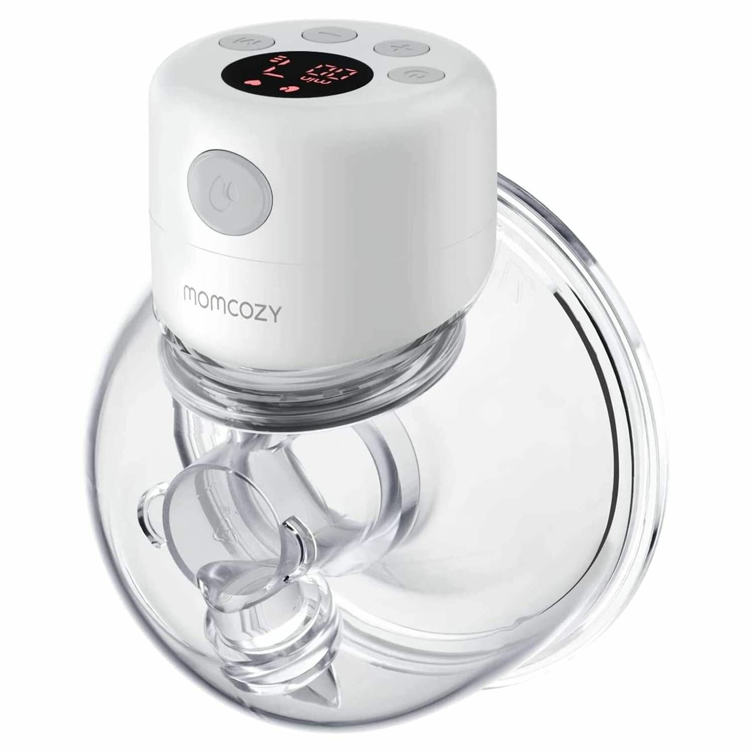 Портативный молокоотсос Momcozy S12, ЖК-дисплей, свободные руки, регулировка для комфортного сцеживания, низкий уровень шума и безболезненная работа