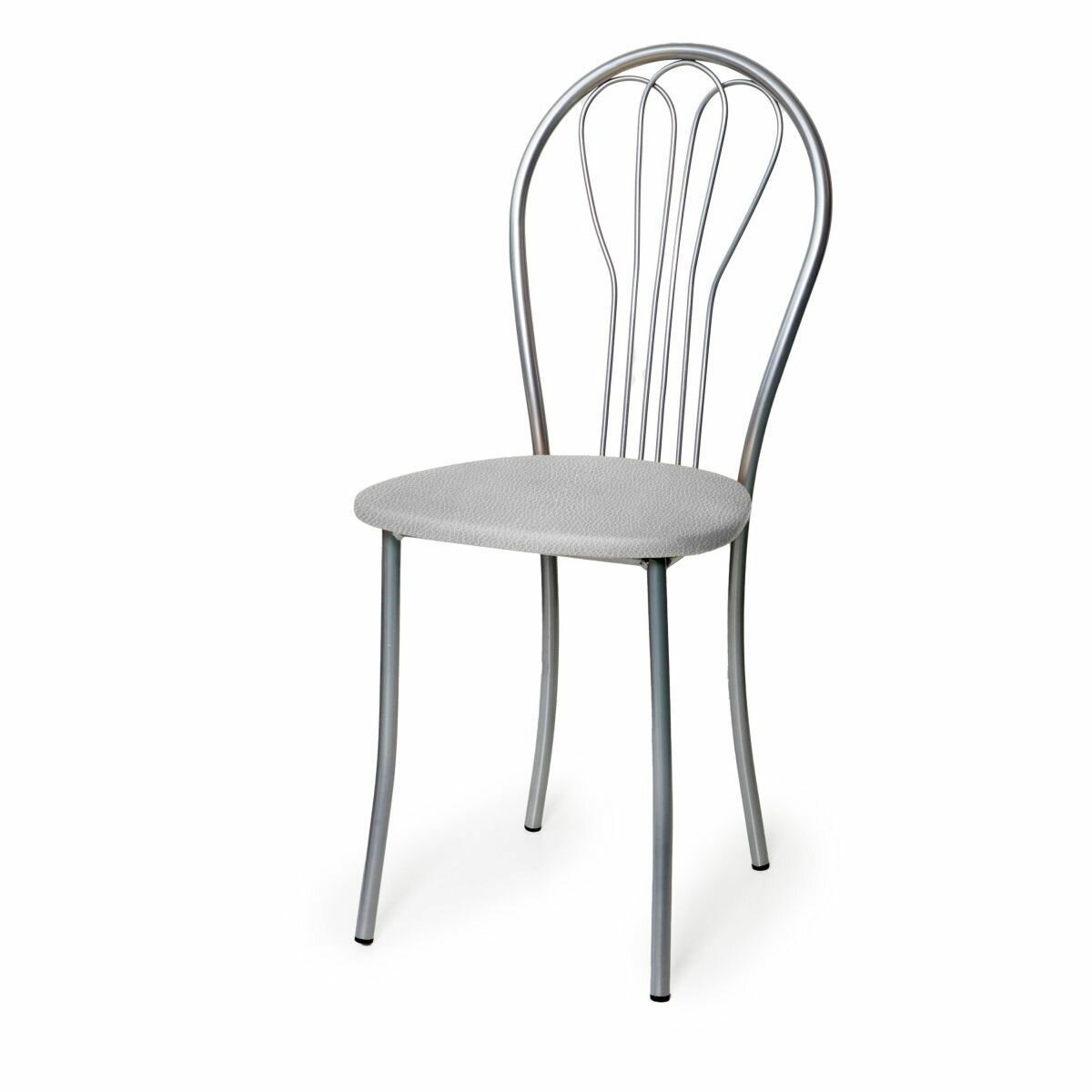 Стул - металлокаркас "ромашка" (окрас металлик) экокожа 116 (Бител)