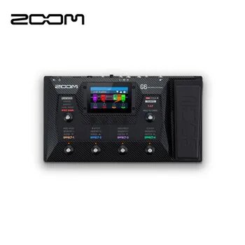 Zoom G6 Гитарный процессор мультиэффектов с педалью экспрессии, сенсорный интерфейс, более 100 встроенных эффектов, моделирующий лупер