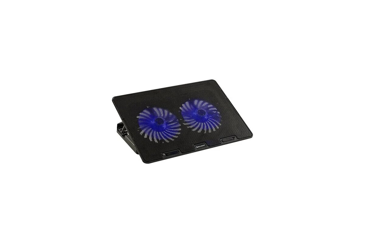BRAUBERG Подставка для ноутбука с охлаждением 2 USB-A порта LED-подсветкой 37x26x5 см