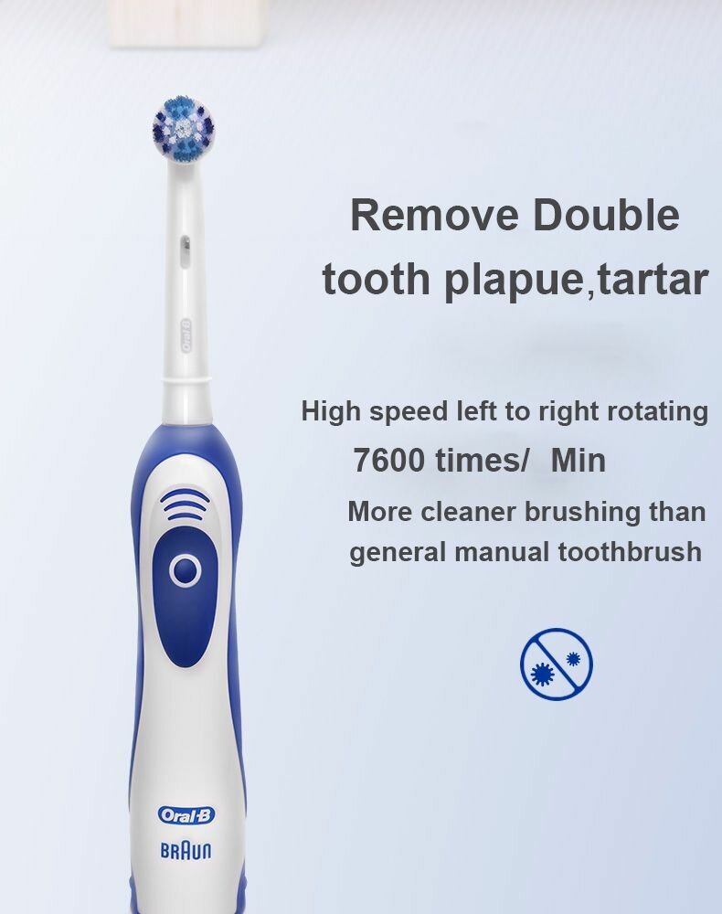 Oral - B DB4510 - вращающаяся электрическая зубная щетка с 8 дополнительными сменными головками щетки
