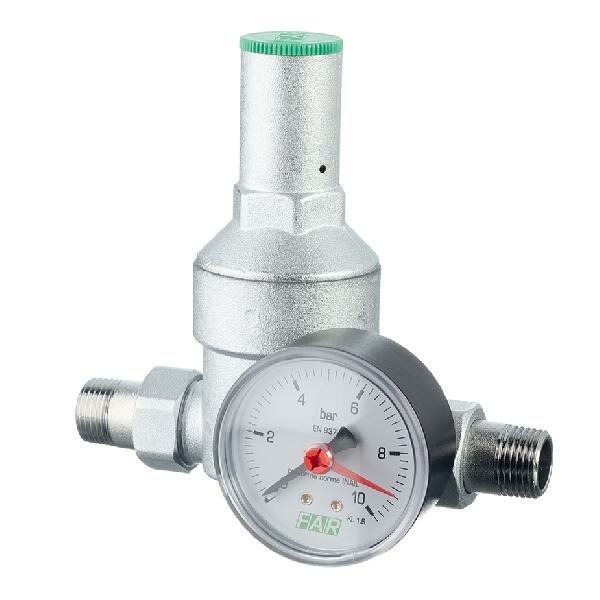 Редуктор давления 1" с манометром НР/НР FAR (FA 2815 1)