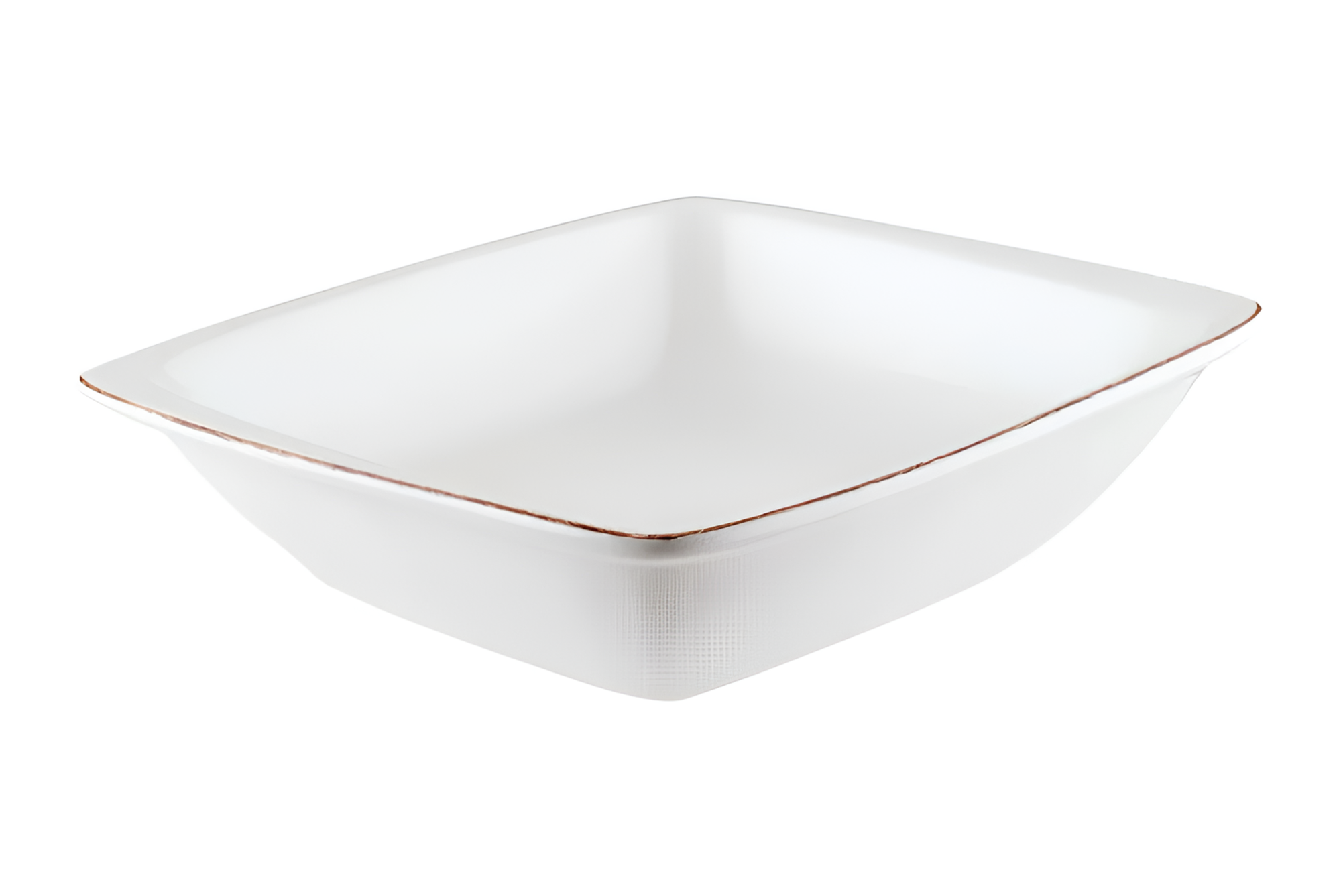 Набор салатников квадратных 2 штуки Retro 19*17см 650мл, фарфор, белый, Bonna