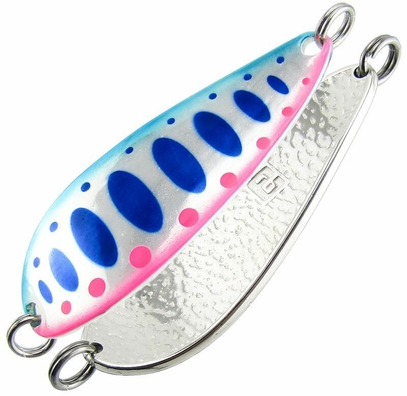 Блесна из латуни на лосося, покрыта серебром RB Самурай 37гр - 96