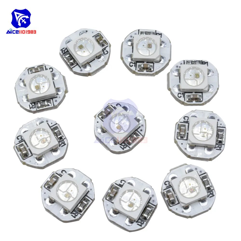 Светодиодные модули WS2812B diymore 5050 RGB 10 шт.