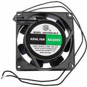 Вентилятор AXIAL G8025HA2BLX (JA0825H2B) 0.09A 220v 80х80х25мм 2pin