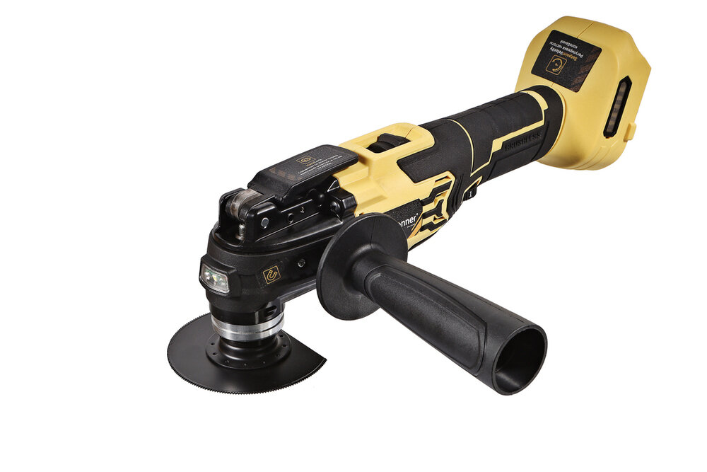 Реноватор Hanskonner "1BatterySystem" HMF1801, аккумулятор, подсветка, регулировка оборотов, 18В