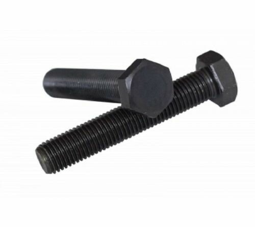 Болт Море-метизов DIN 933 класс прочности 12.9 оксид М24x55 мм, 5 шт BOLT93324555М