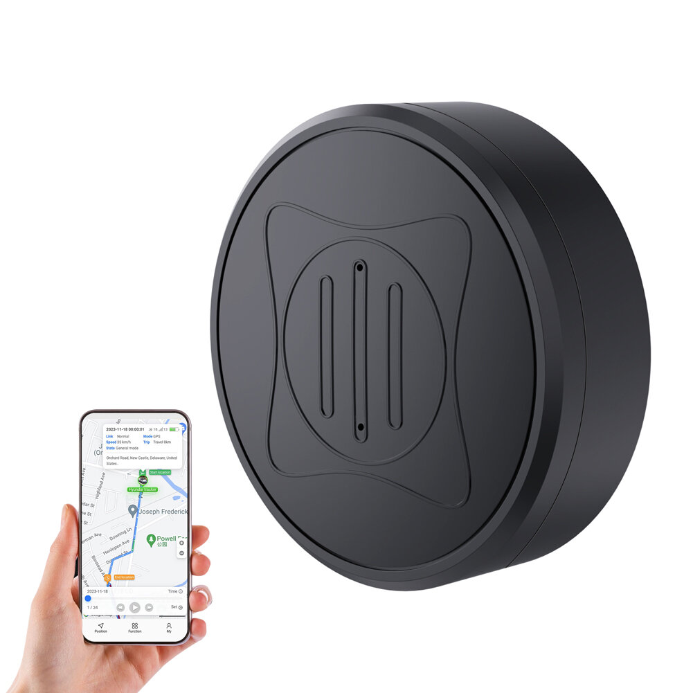 Локатор GPS GF10 для автомобилей, пожилых, детей, домашних животных с функциями антипотери, магнитной установки, приложения для мобильных телефонов, глобального реального позиционирования, воспроизведения маршрута, геозоны и сигнализации