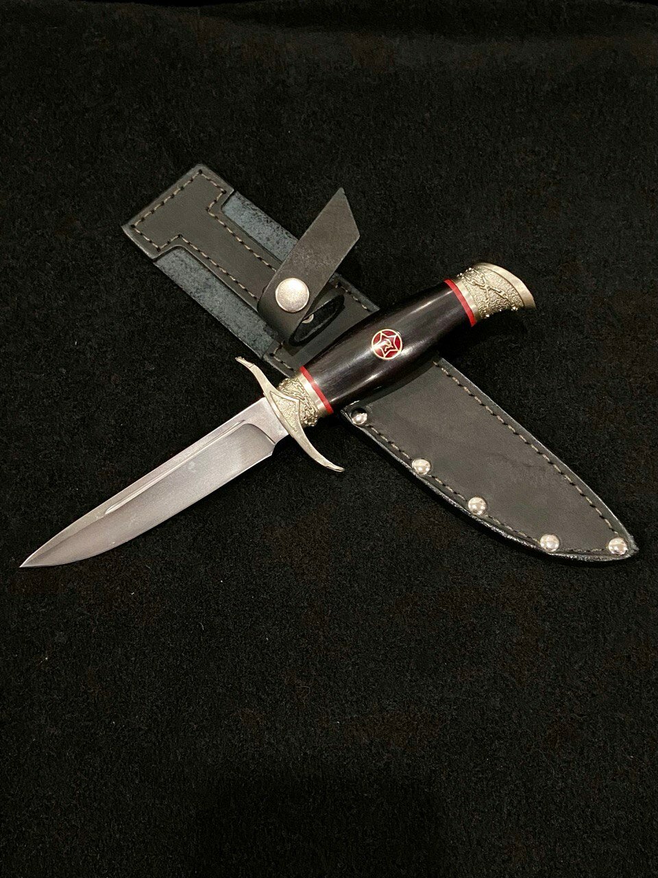 Нож из кованой стали "Морпех"