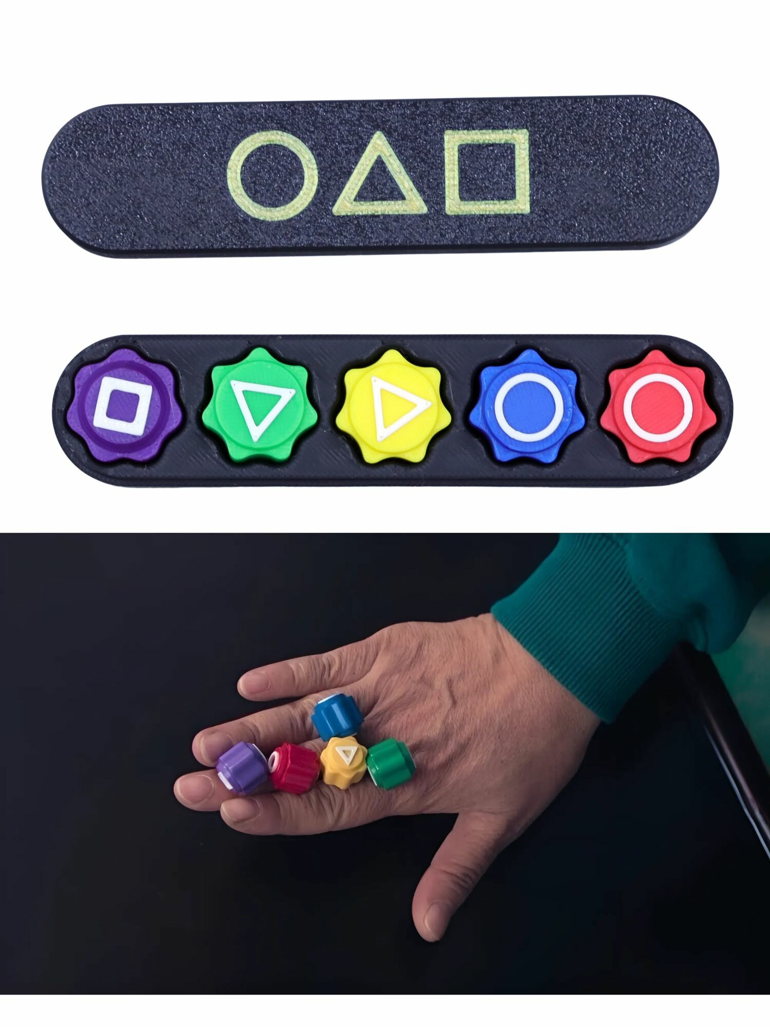 Набор Гонги традиционная корейская игра на ловкость и координацию с 5 камнями в фирменной упаковке для детей и взрослых