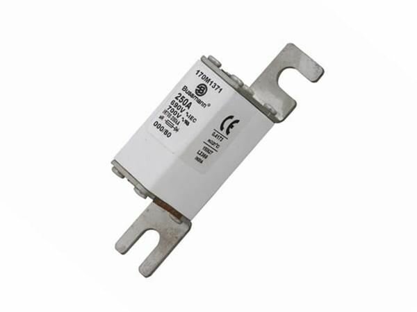 Предохранитель (плавкая вставка) BUSSMANN 170M1371 быстродействующий с характеристикой AR, 250А, 690В AC, 000-80