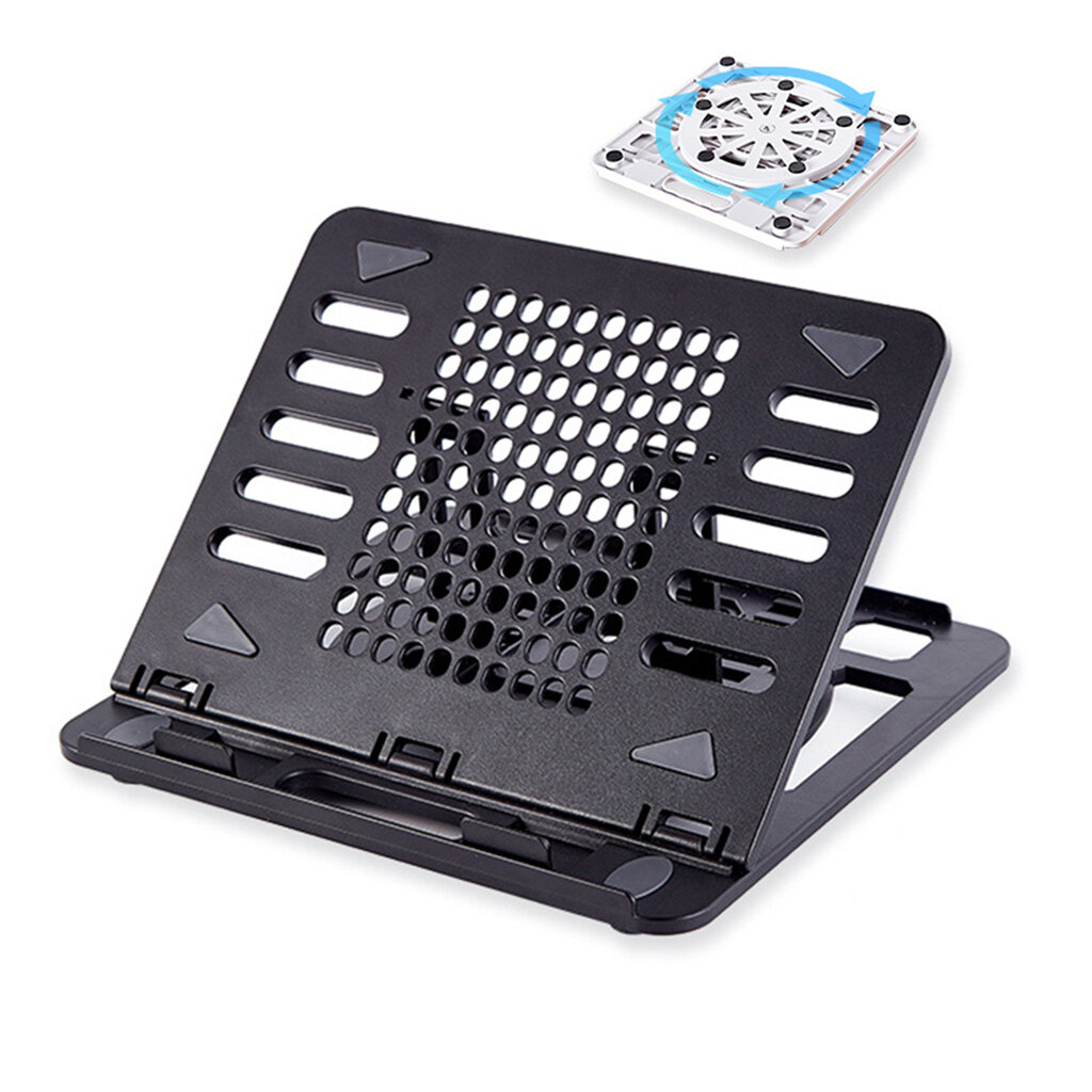 Регулируемая подставка для ноутбука, поворотный на 360 градусов Держатель для ноутбука, Портативный Складной кронштейн с держателем для телефона для ноутбуков 11-17 дюймов