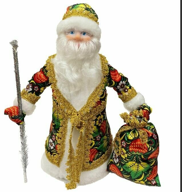 Игрушка под елку "Дед Мороз", "Народные узоры", пластик, 40 см