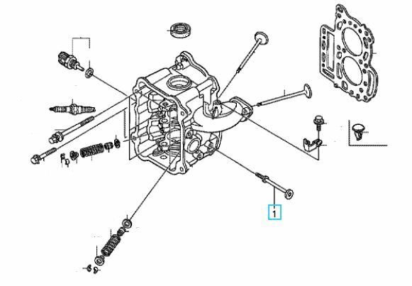 Стопор, сторона двигателя для лодочного мотора Honda BF8/BF10/BF15/BF20; Артикул Honda: 12166ZW9030 (Оригинал)