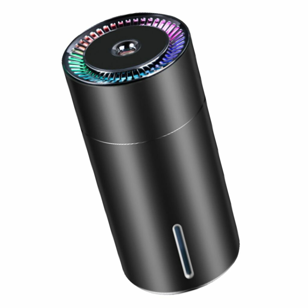 Автомобильный увлажнитель-диффузор (алюминиевый) - черный