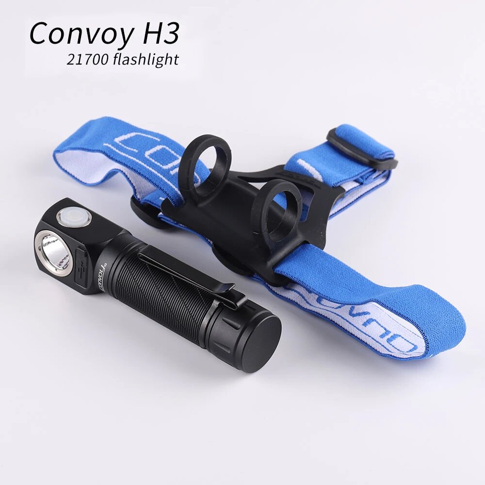 Фонарик Convoy H3 SST40 Led Lanterna 2400 лм Налобный фонарь 21700 Налобный фонарь Type-C Перезаряжаемый фонарь для рыбалки Рабочий фонарь