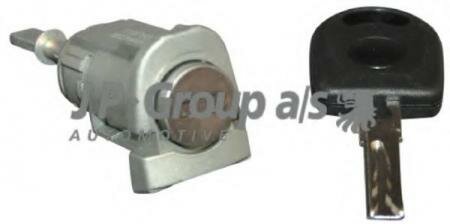 Личинка замка двери С ключем / VW BORA, GOLF IV 02~06 JP Group 1187550910