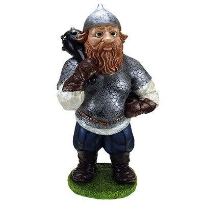 Скульптура-фигура садовая Домашняя Мода из полистоуна "Богатырь", 38х74 см (16769)