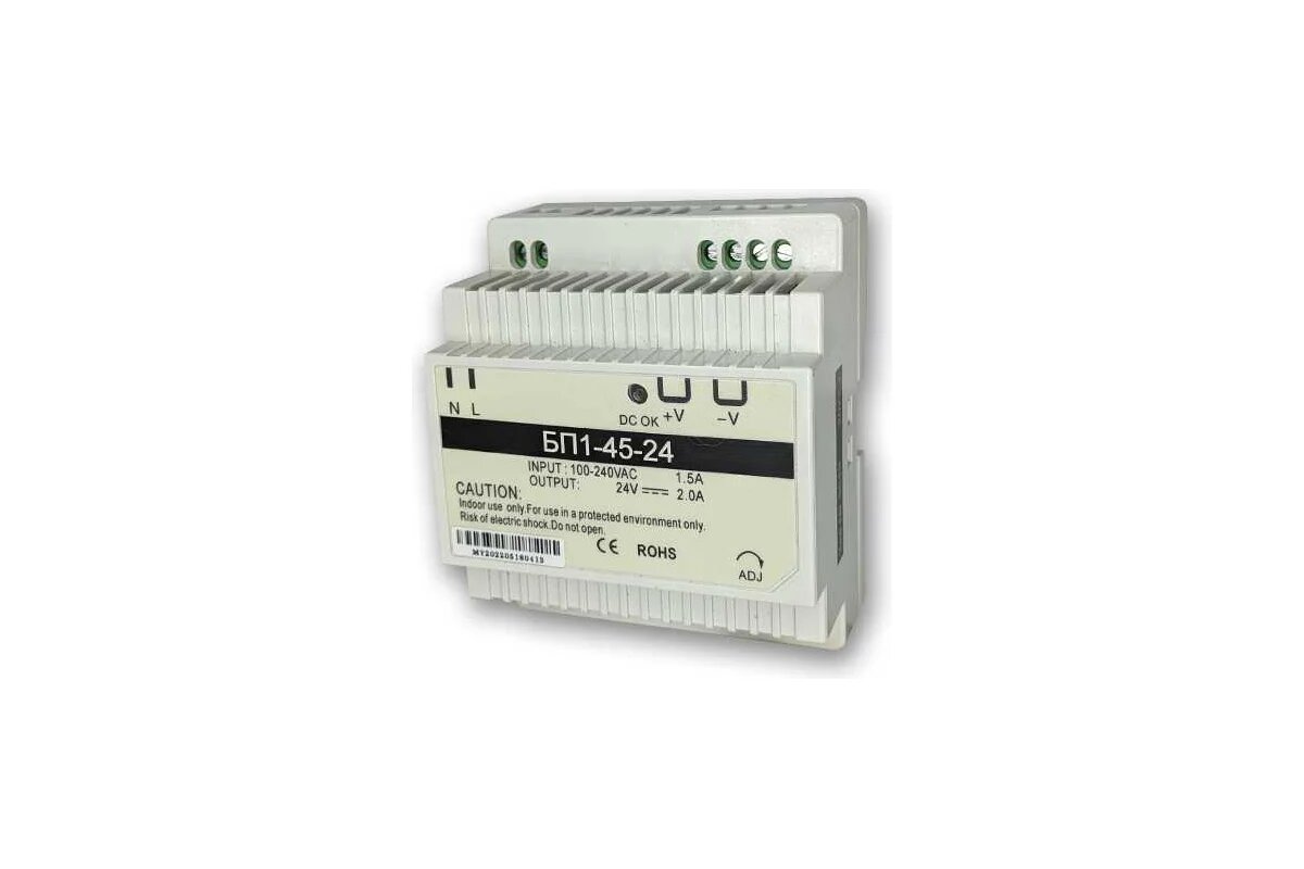 Теко БП1-60-24 Блок питания, максимальная мощность 60 ВТ, выходное напряжение 24 В DC, размер 93х78х67, 07-00035694