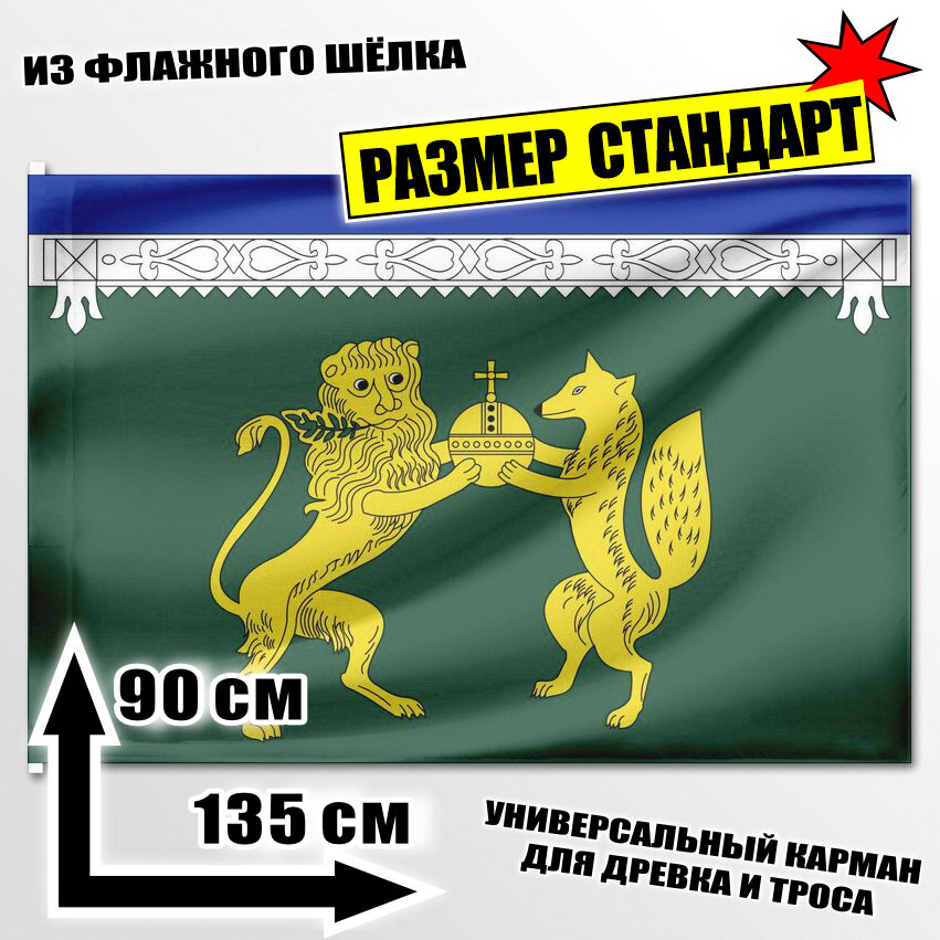 Флаг Выхина-Жулебина 135x90 см.