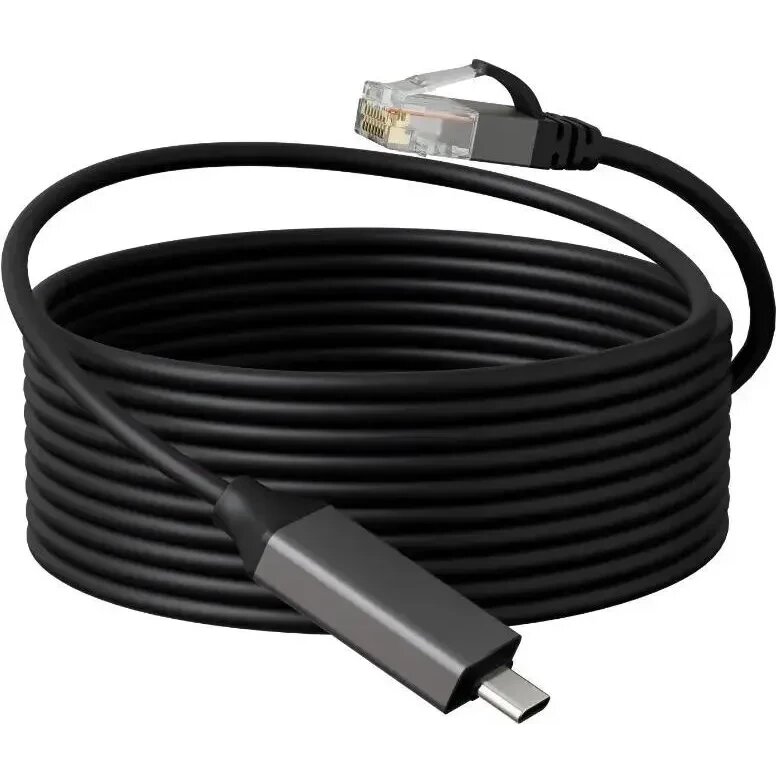 Кабель USB Type-C - RJ-45, 2м, Buro (BU-USB-C-LAN1000-2M)
